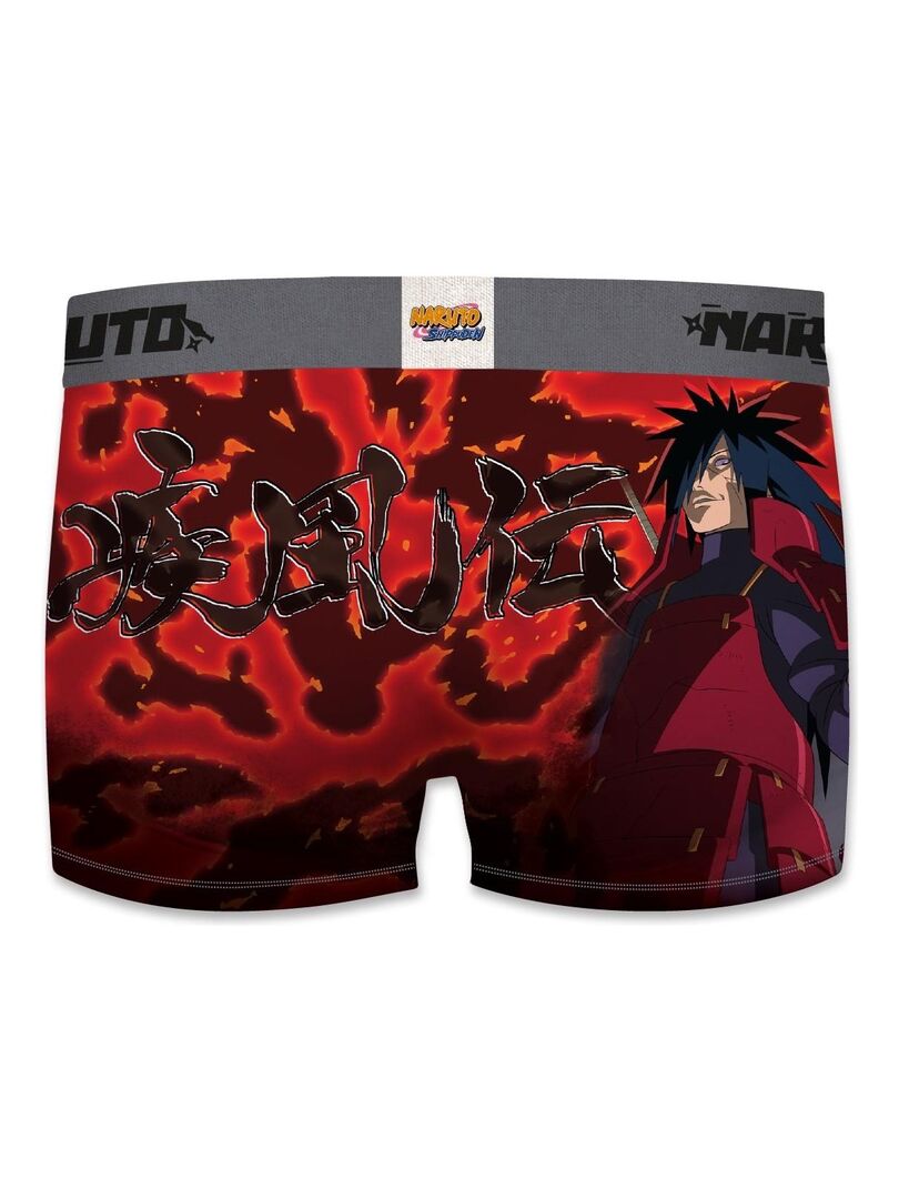 Boxer Homme Naruto Shippuden Madara Uchiwa Freegun - Rouge - Kiabi - nu€