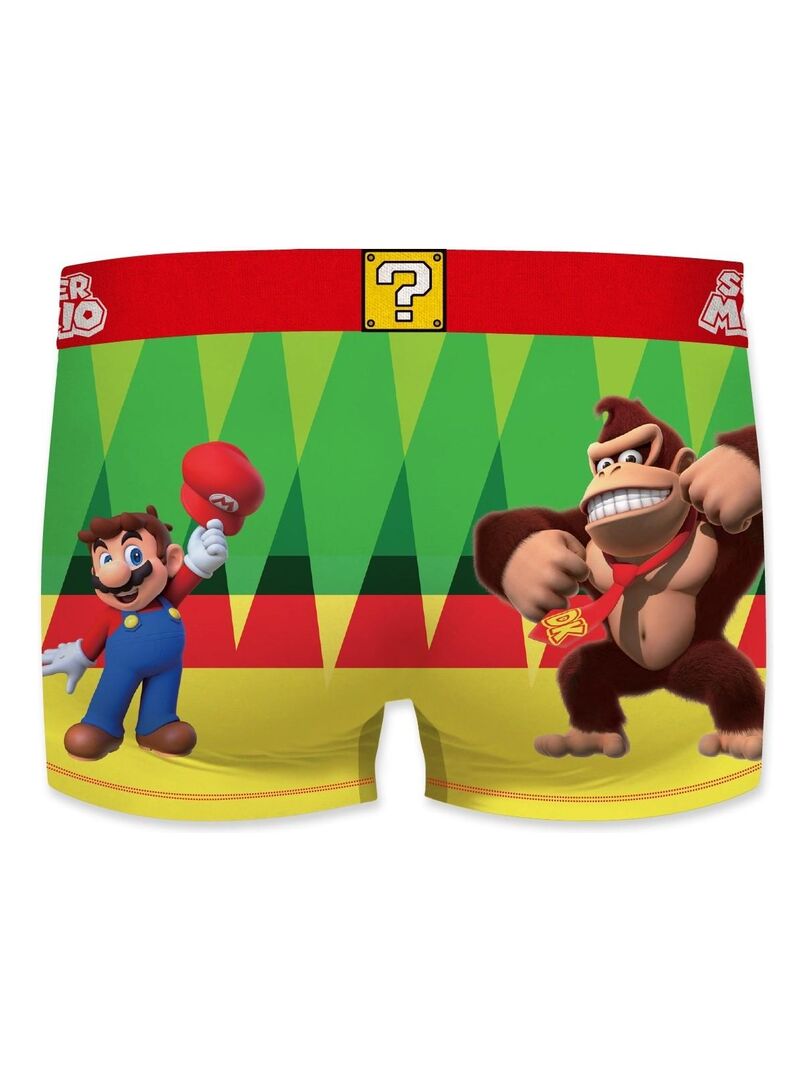 Boxer homme Super Mario Bros Donkey Kong Freegun - Vert - Kiabi - nu€