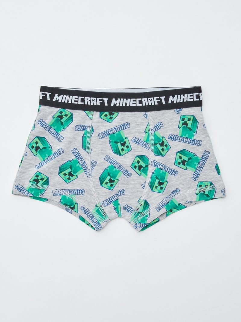 Boxers 'Minecraft - lot de 2 - Vert - Garçon - 3.20€ - Kiabi