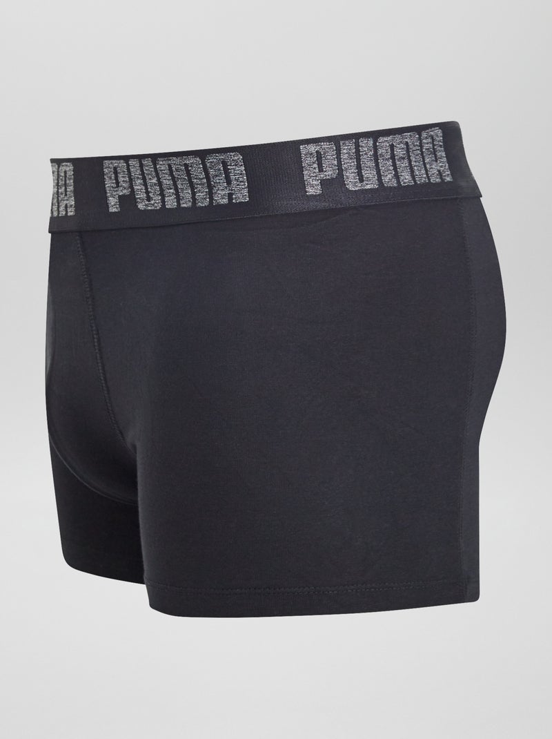 Boxers 'Puma' - Lot de 4 - Noir - Kiabi - 9.00€