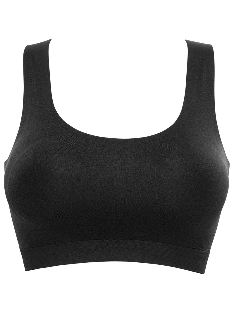 Brassière Sans Armatures So Confort Sans Complexe Noir Kiabi 3600€