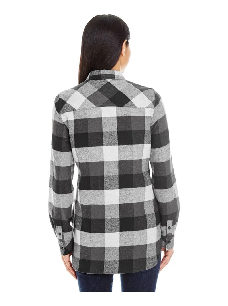 Burnside - Chemisier motif/style Motif écossais - Vert/Prune - Femme ...