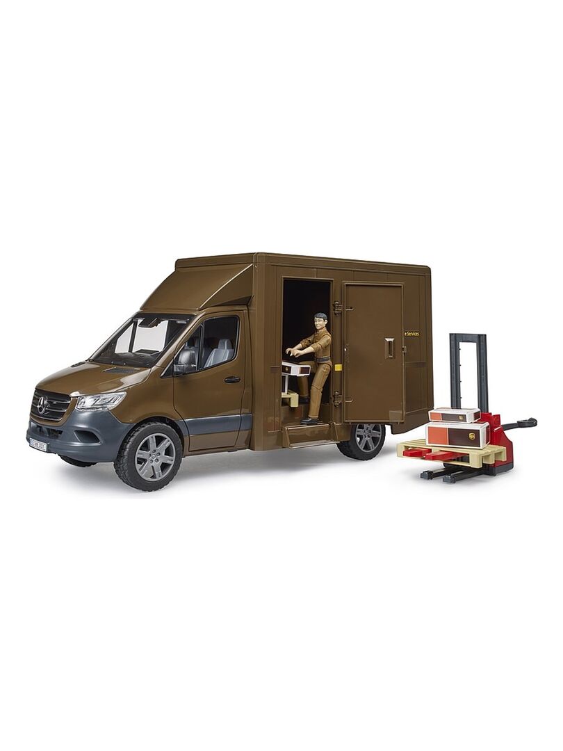 Camion UPS Mercedes Benz Sprinter avec conducteur et accessoires - N/A ...