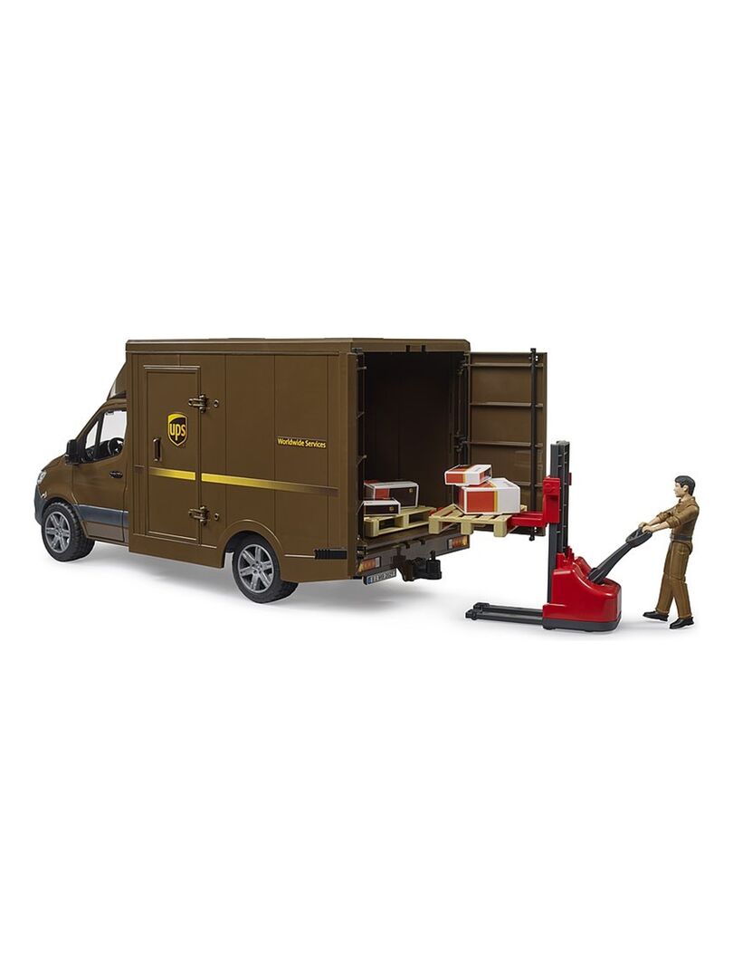 Camion UPS Mercedes Benz Sprinter avec conducteur et accessoires - N/A ...