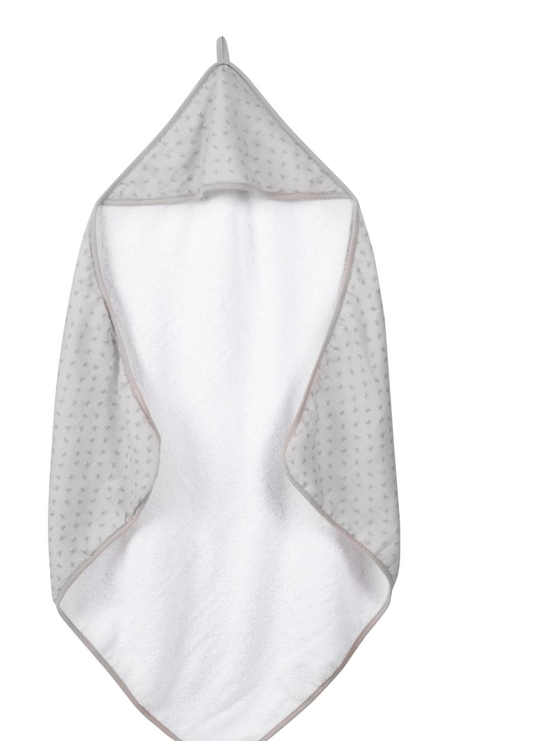 Cape de bain bébé en coton bio GOTS - ROBA 'Lil Planet' - Gris - Bébé ...