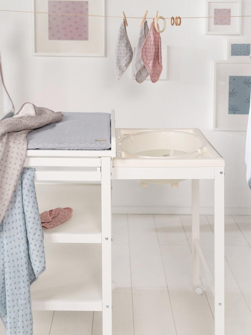 Cape de bain bébé en coton bio GOTS - ROBA 'Lil Planet' - Gris - Bébé ...