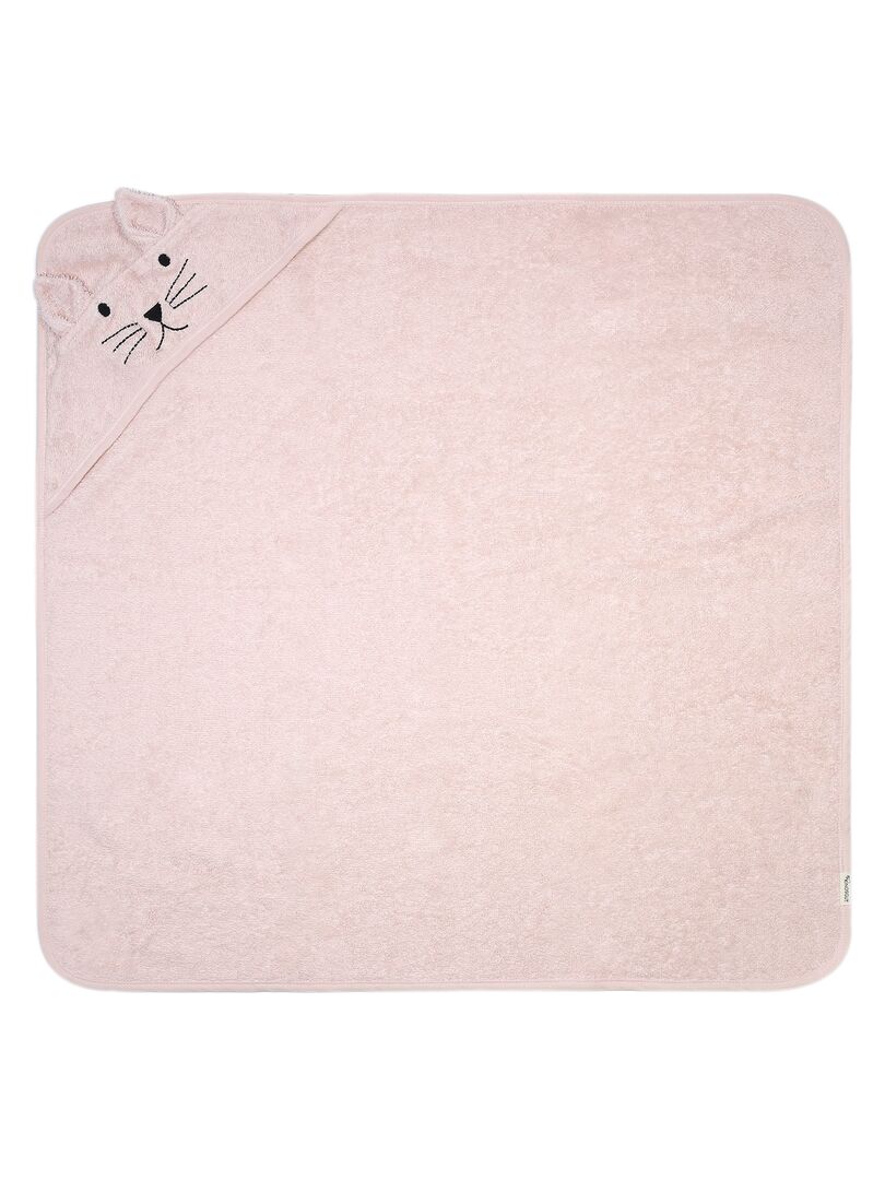 Cape de bain chat en coton - Rose - Kiabi - 29.99€