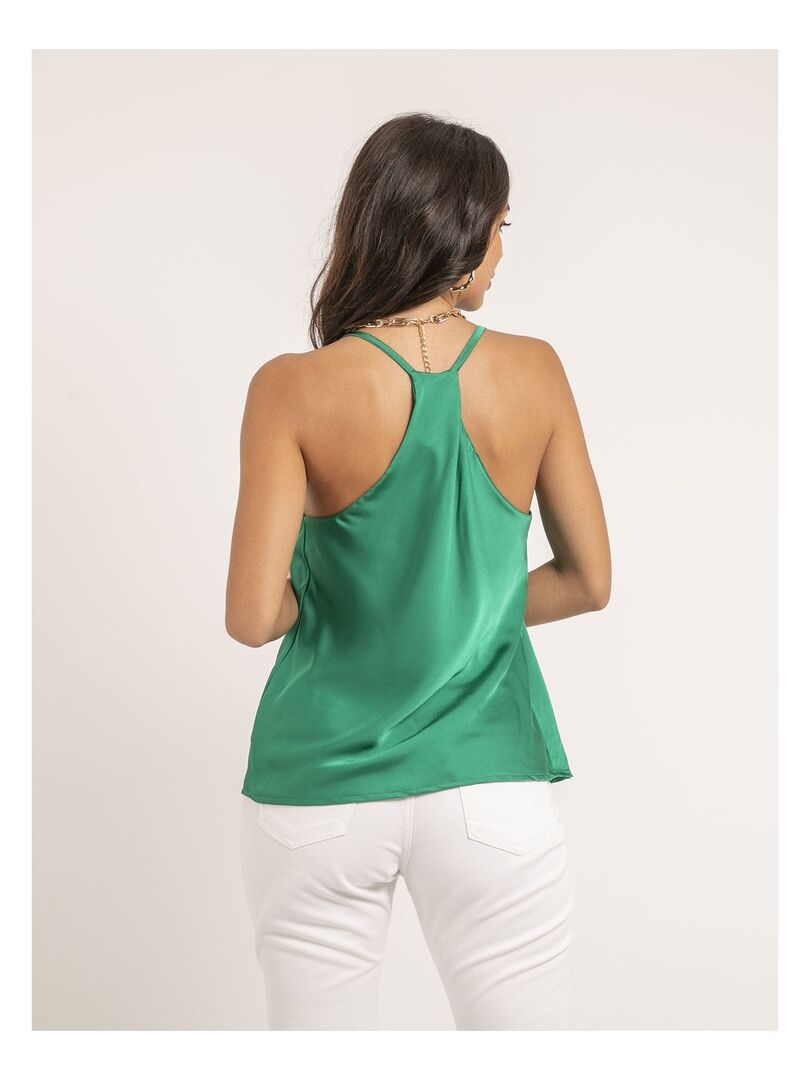 Caraco satin FIDANE - Vert - Kiabi - 22.49€