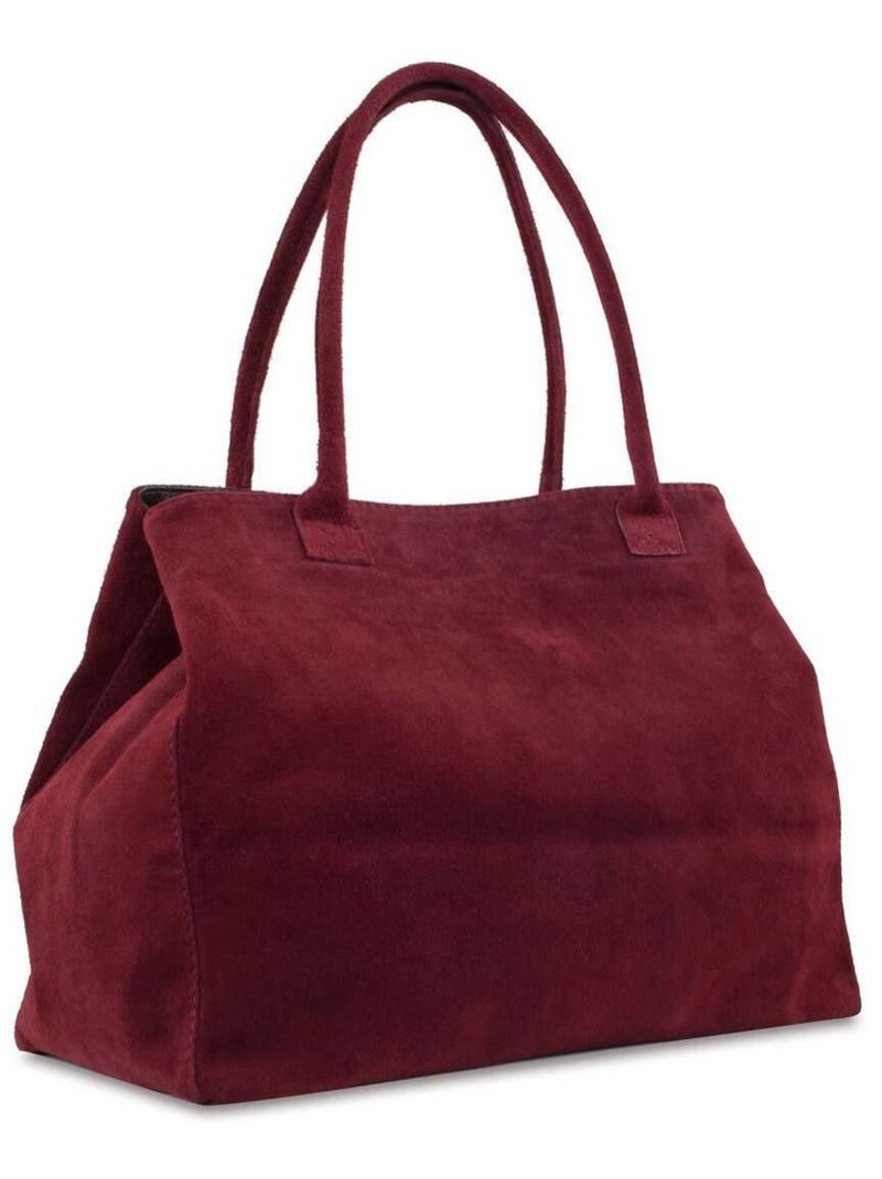 CARLA BELOTTI - Sac à main SABRA 30 cm - Bordeaux - 129.00€ - Kiabi