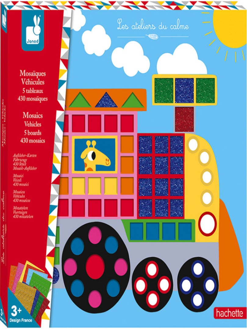 Cartes Créatives Mosaïques Véhicules Les Ateliers Du Calme - N/A ...