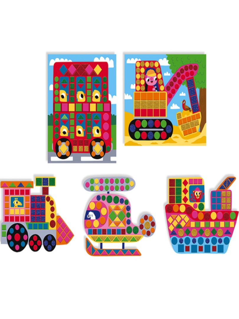 Cartes Créatives Mosaïques Véhicules Les Ateliers Du Calme - N/A ...