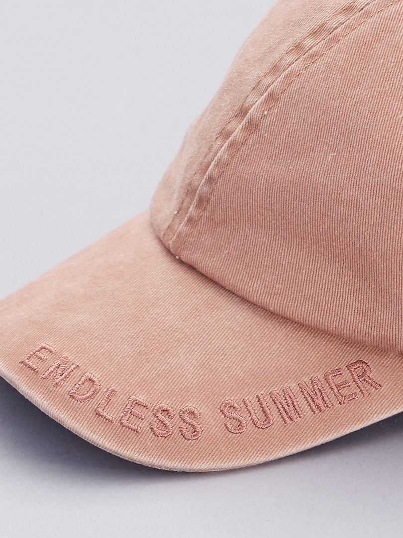 Casquette effet délavé - rose - Kiabi - 6.00€