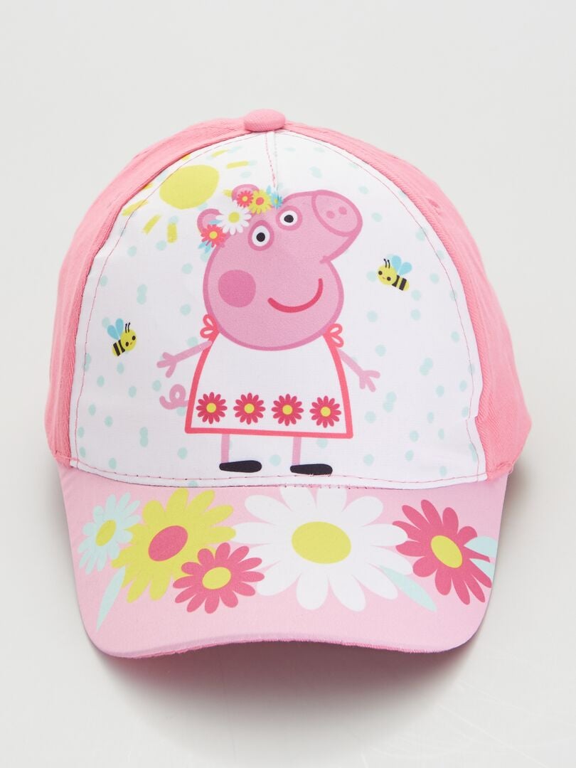 Casquette en toile 'Peppa Pig' - rose - Kiabi - 3.00€