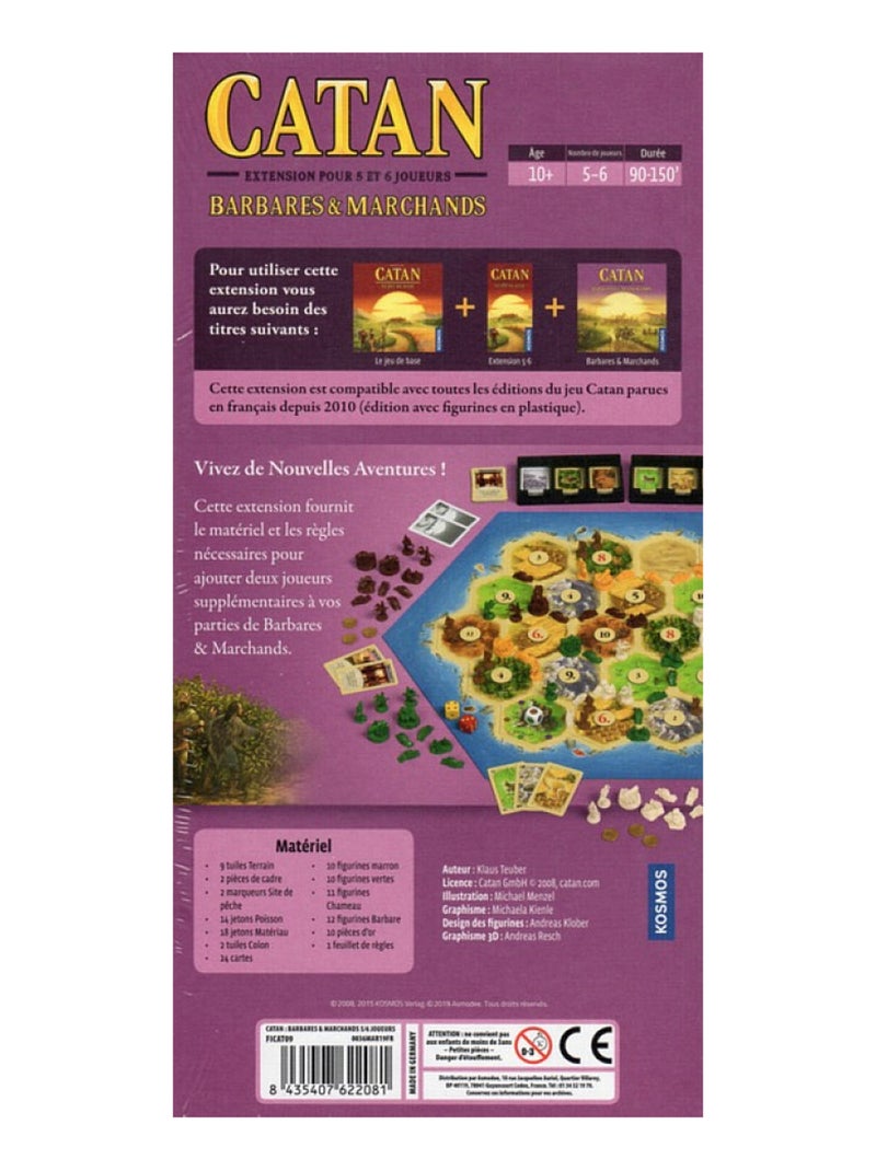 Catan Extension Barbares et Marchands 5/6 joueurs - Beige - 36.99€ - Kiabi