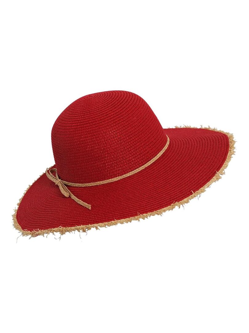 Chapeau capeline BENDIA - Rouge - Kiabi - 23.99€