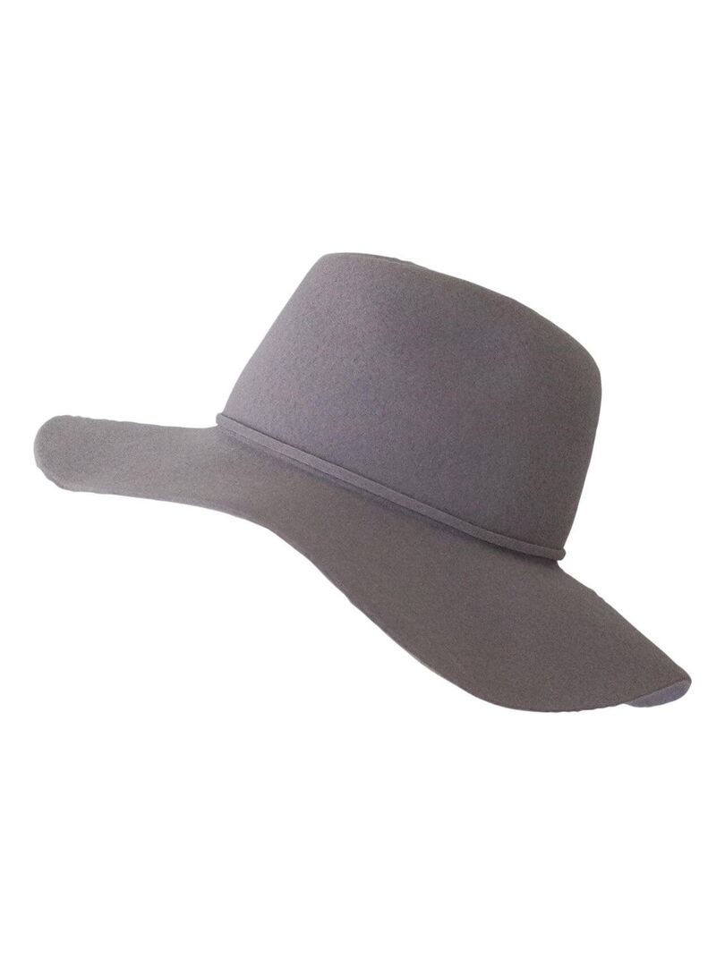 Chapeau capeline laine MILIE - Gris - Kiabi - 42.90€