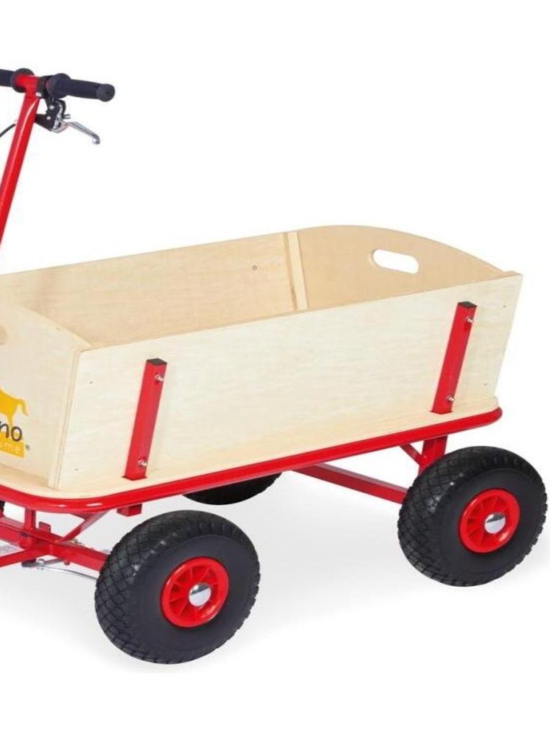 Chariot enfant en bois - Pinolino - Rouge - 0.00€ - Kiabi