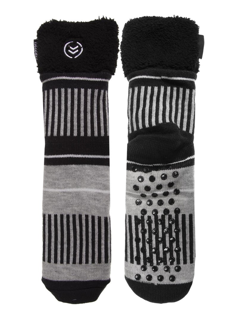 Chaussettes d'intérieur ultra confortables, avec picots antidérapants ...