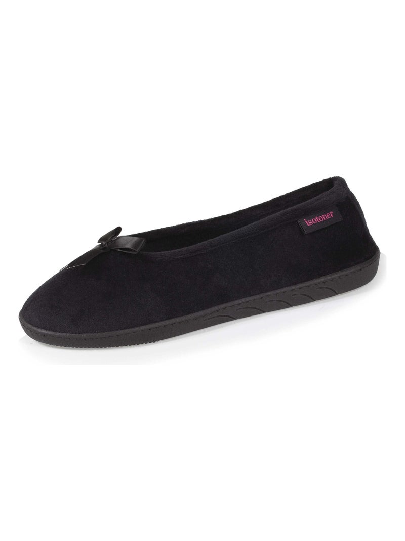 Chaussons ballerines femme Isotoner - Noir - Femme - 0.00€ - Kiabi
