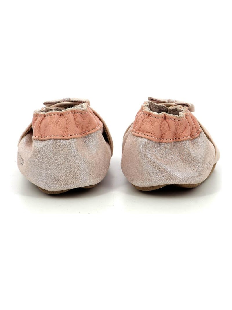 Chaussons Cuir Ballet Passion Robeez - Rose - Kiabi - 37.00€