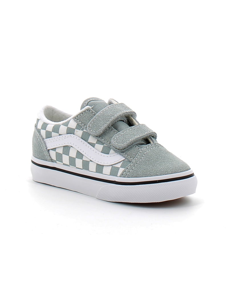 Chaussures à Scratch Pour Enfant Old Skool - Gris - Bébé - 0.00€ - Kiabi