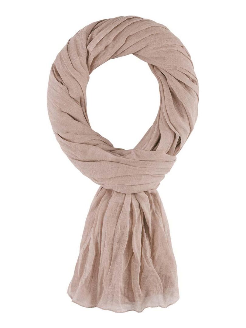 Chèche coton Uni - Camel - Kiabi - 13.80€