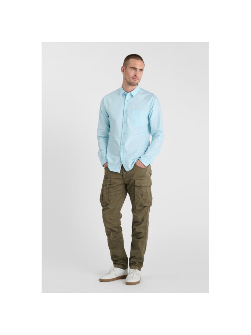 Chemise BIROS 'Le Temps Des Cerises' - Bleu - Homme - 57.49€ - Kiabi