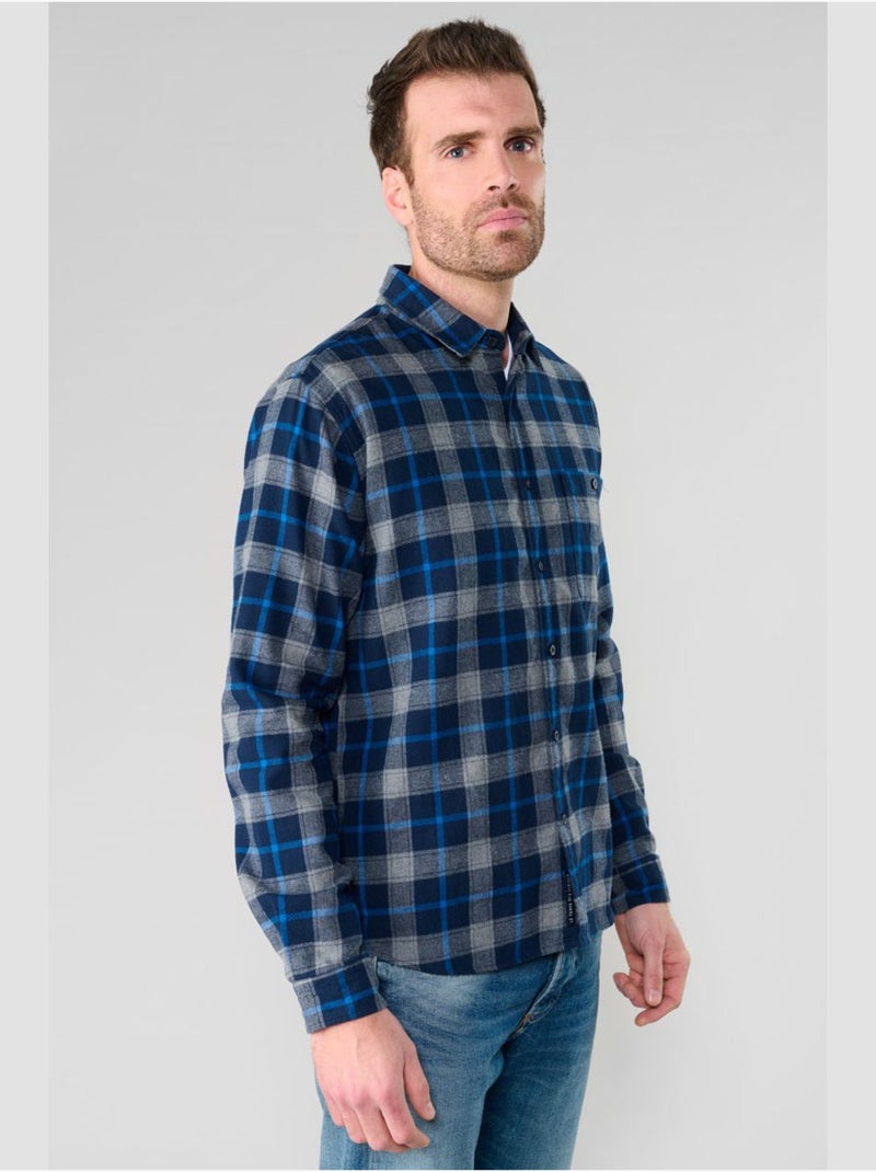 Chemise CAMIR 'Le Temps Des Cerises' - Bleu - Homme - 0.00€ - Kiabi