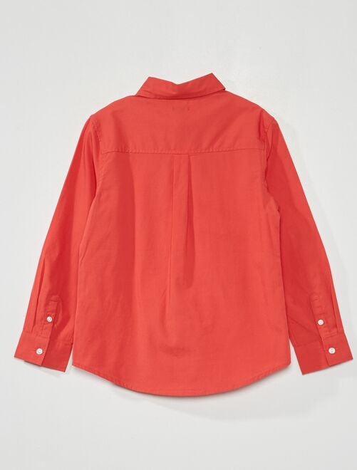 Chemise garcon rouge