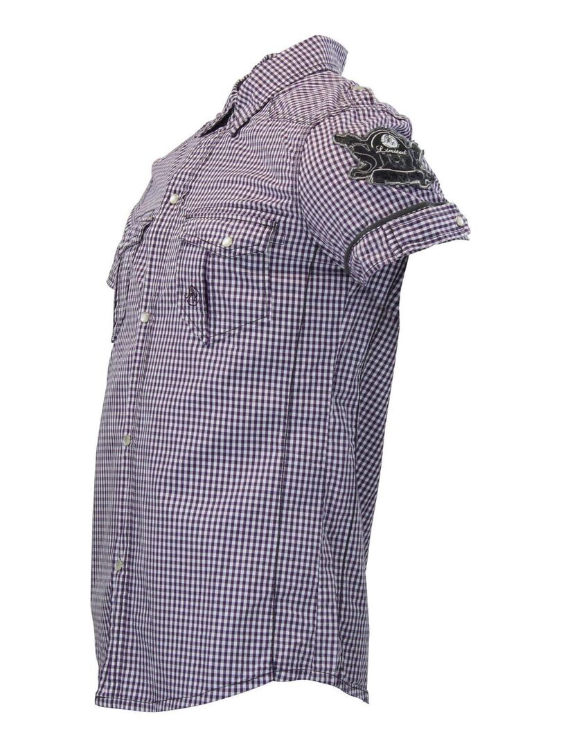 Chemise homme COTINE - SRK - Violet - Kiabi - 21.90€