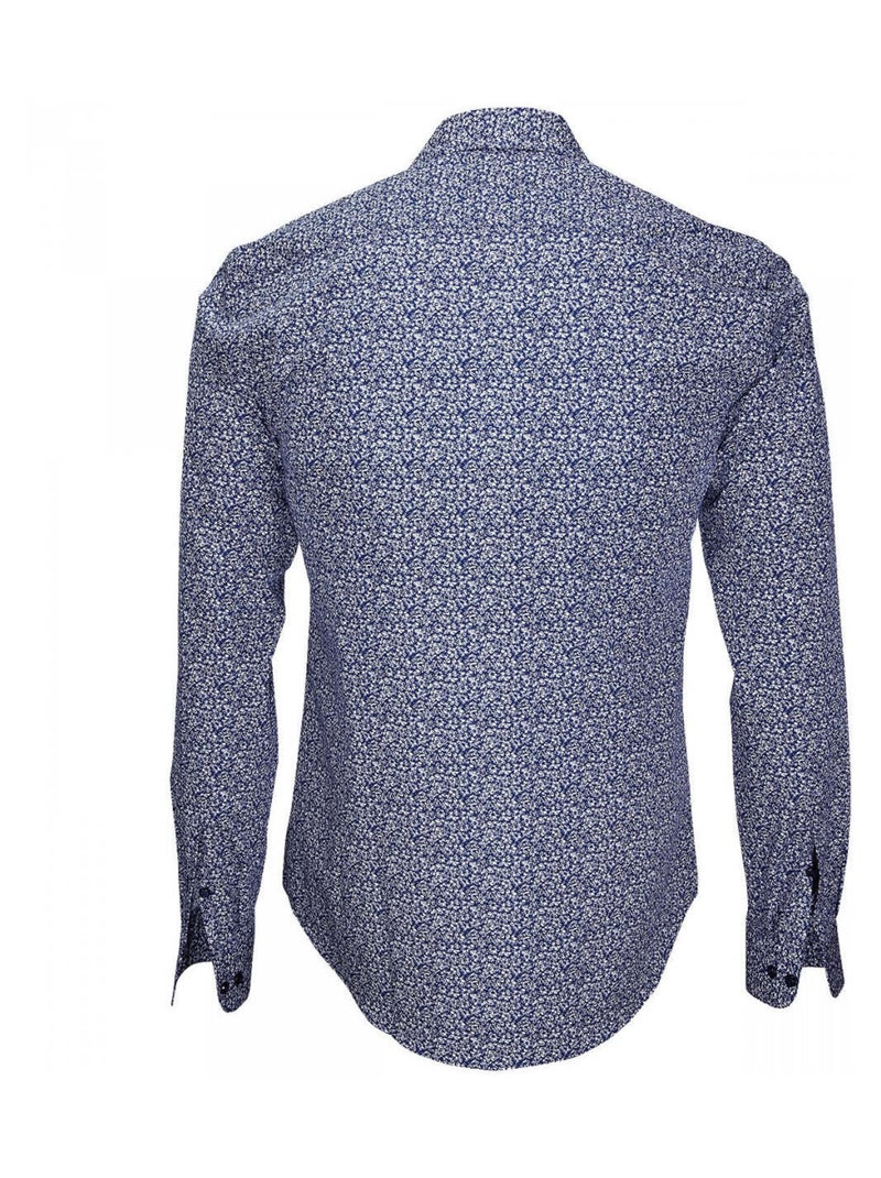 Chemise homme mode coupe cintrée TIBERIO Emporio balzani Bleu , Blanc , 42 - Bleu Blanc - Homme ...