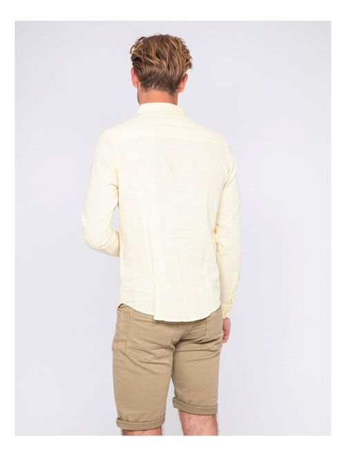 Chemise homme, chemises pas cher pour homme - jaune - Kiabi