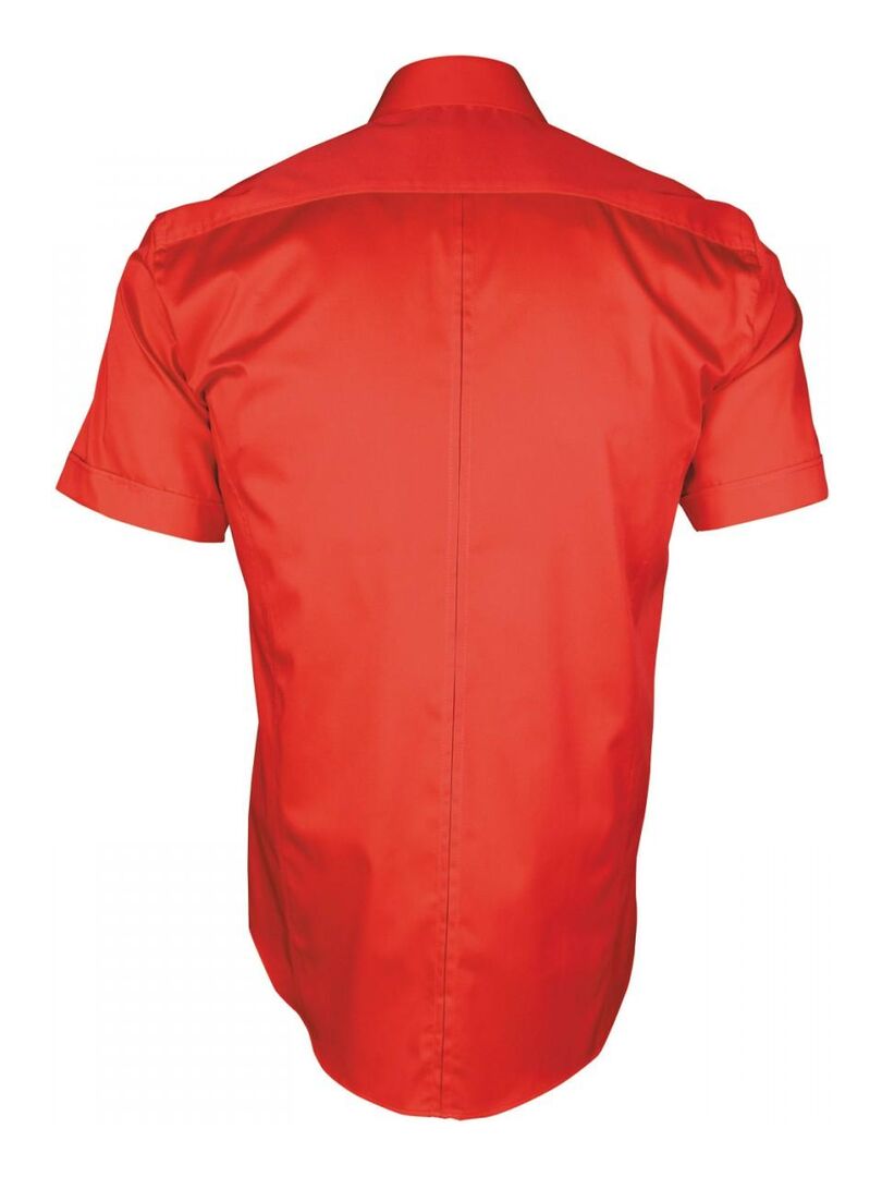 Chemisette en popeline MONTEBELLO - Rouge - Kiabi - 27.00€