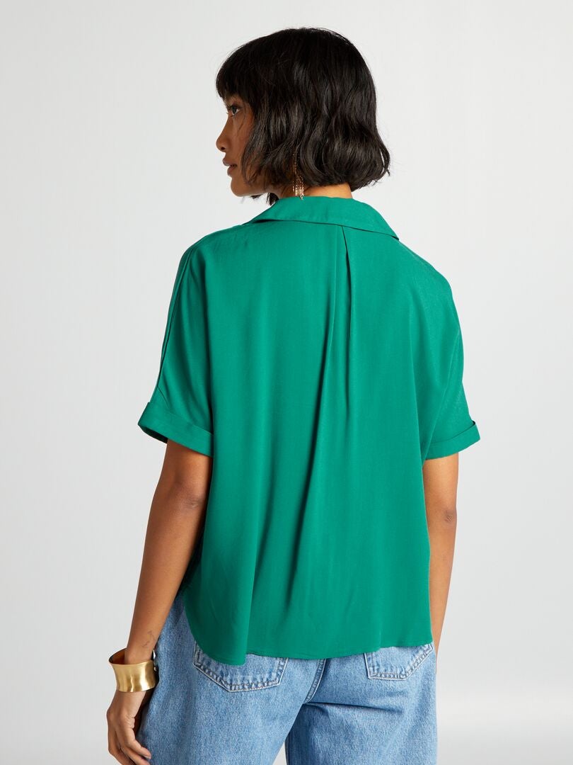 Chemisier léger - Vert - Kiabi - 15.00€