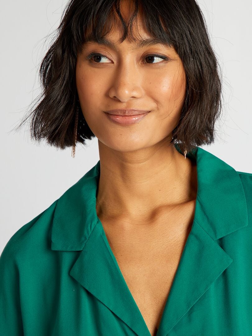 Chemisier léger - Vert - Kiabi - 15.00€