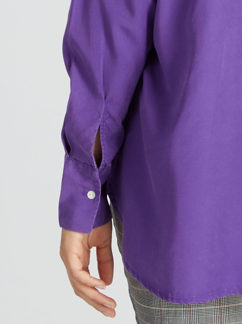 Chemisier uni - Violet - Kiabi - 20.00€