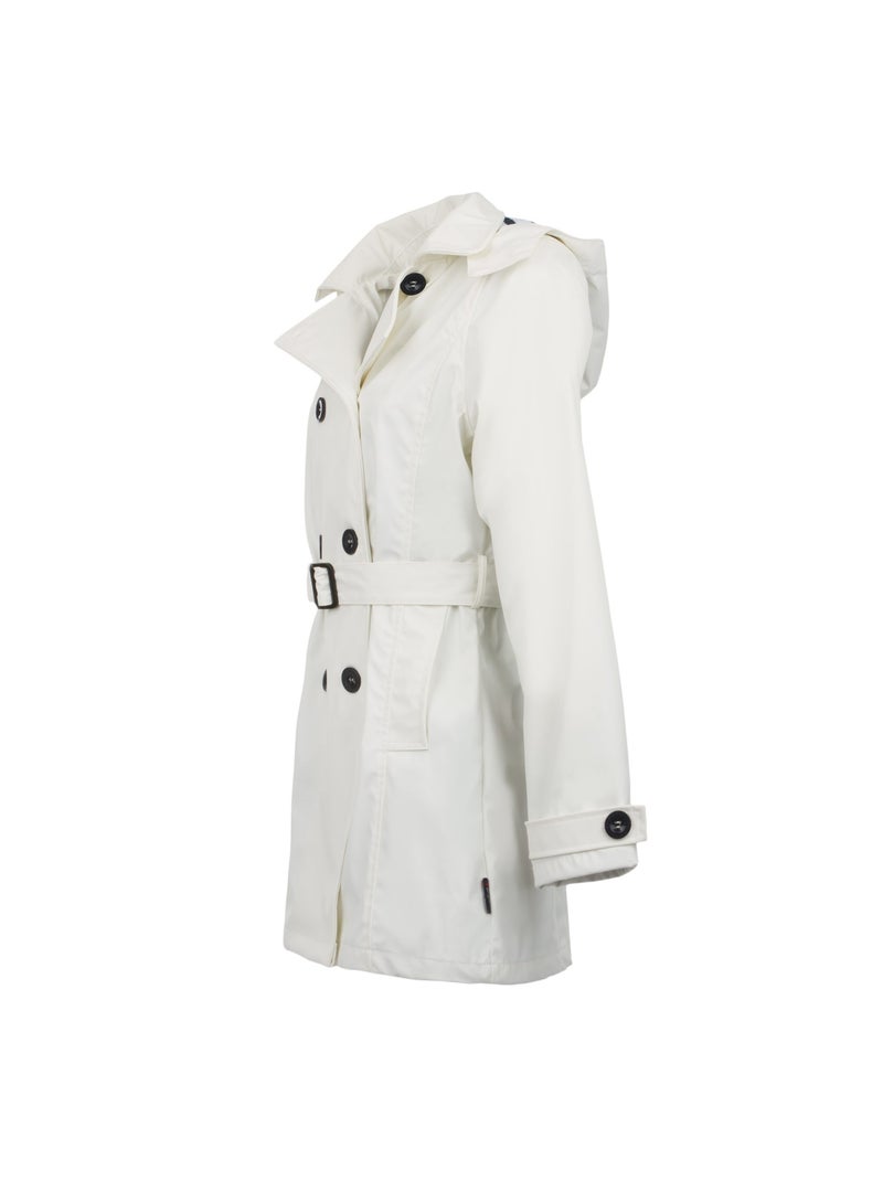 Ciré imperméable 'Breizh Océan', Coupe Trench, Capuche Amovible Femme ...