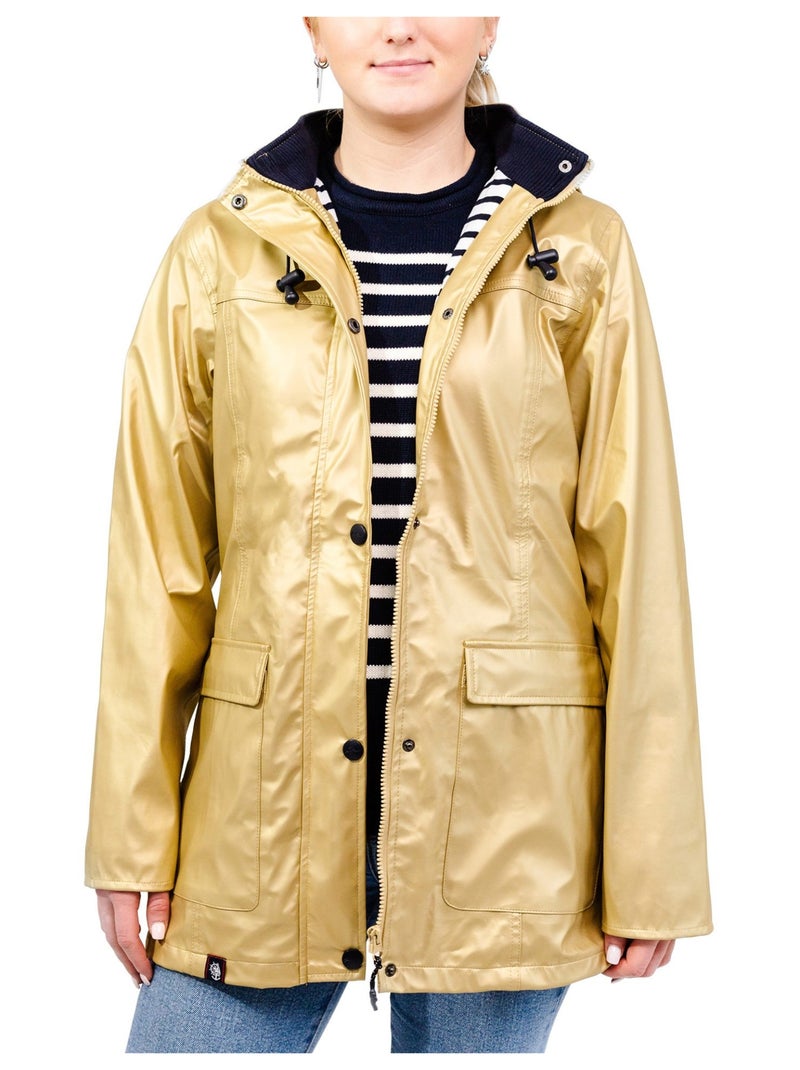 Ciré imperméable femme 'Breizh Océan' Vêtement de pluie à capuche ...