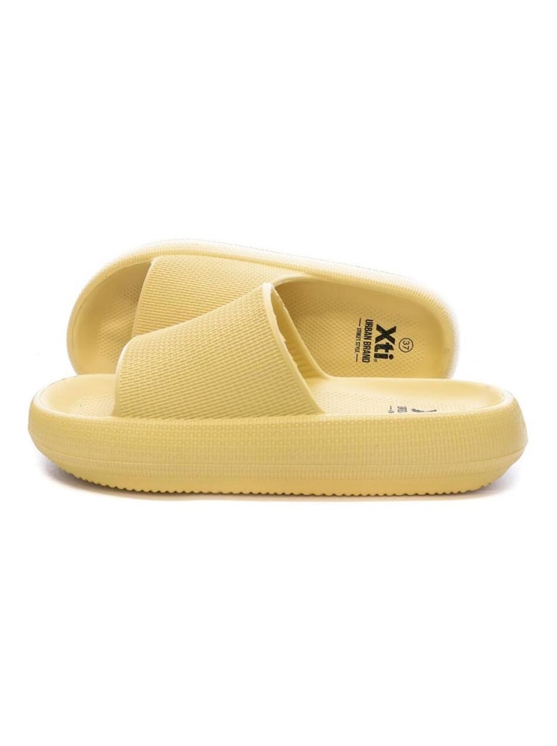 Claquettes Jaune Femme XTI 44489 - 36 - Jaune - Femme - 18.48€ - Kiabi