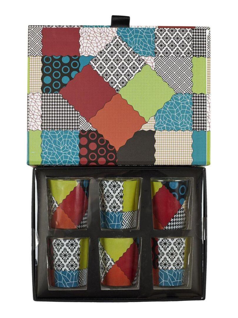 Coffret cadeau 6 bougies parfumées Patchwork - Multicolore - Kiabi - 25.53€