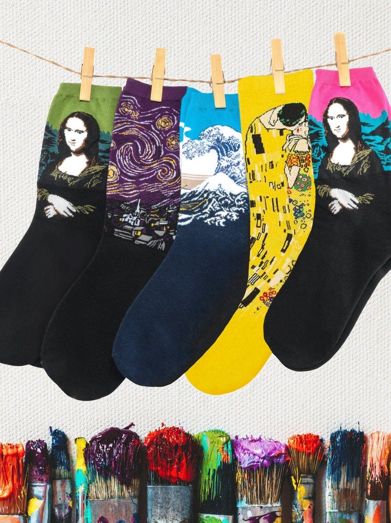 Coffret Chaussettes Art (Lot x5)- SockUp- 39-45 - Multicolore - Kiabi - nu€