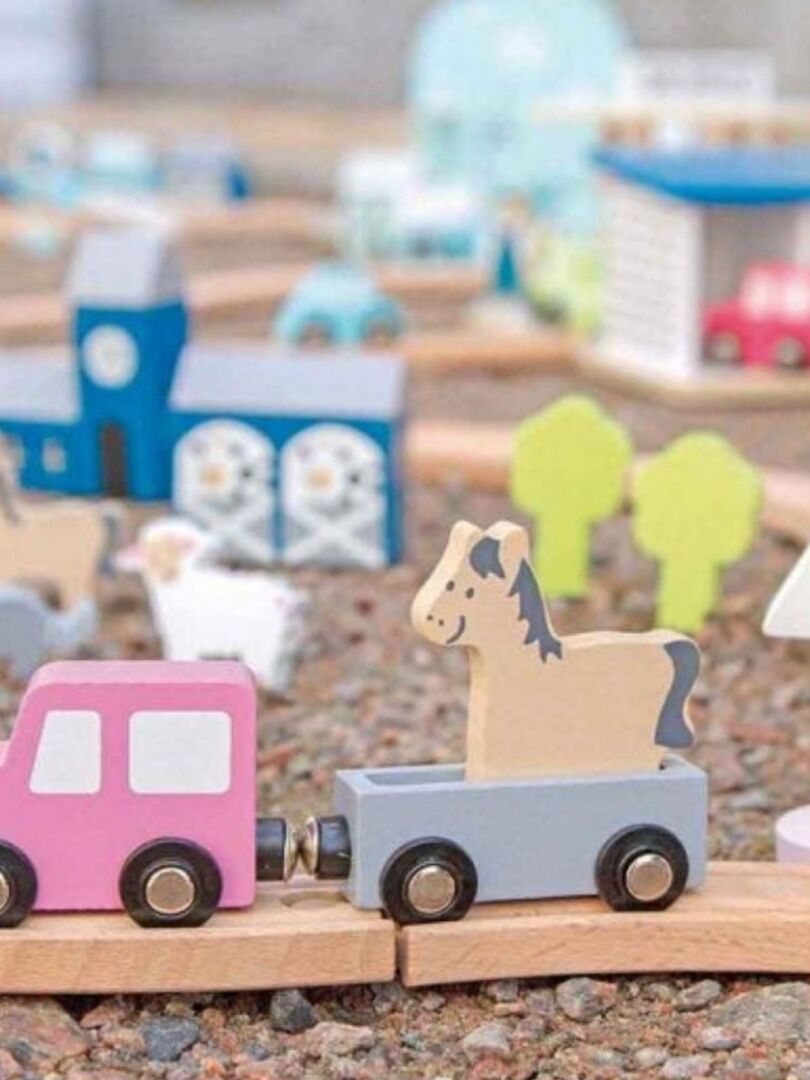 Coffret circuit voiture rose - N/A - Kiabi - nu€