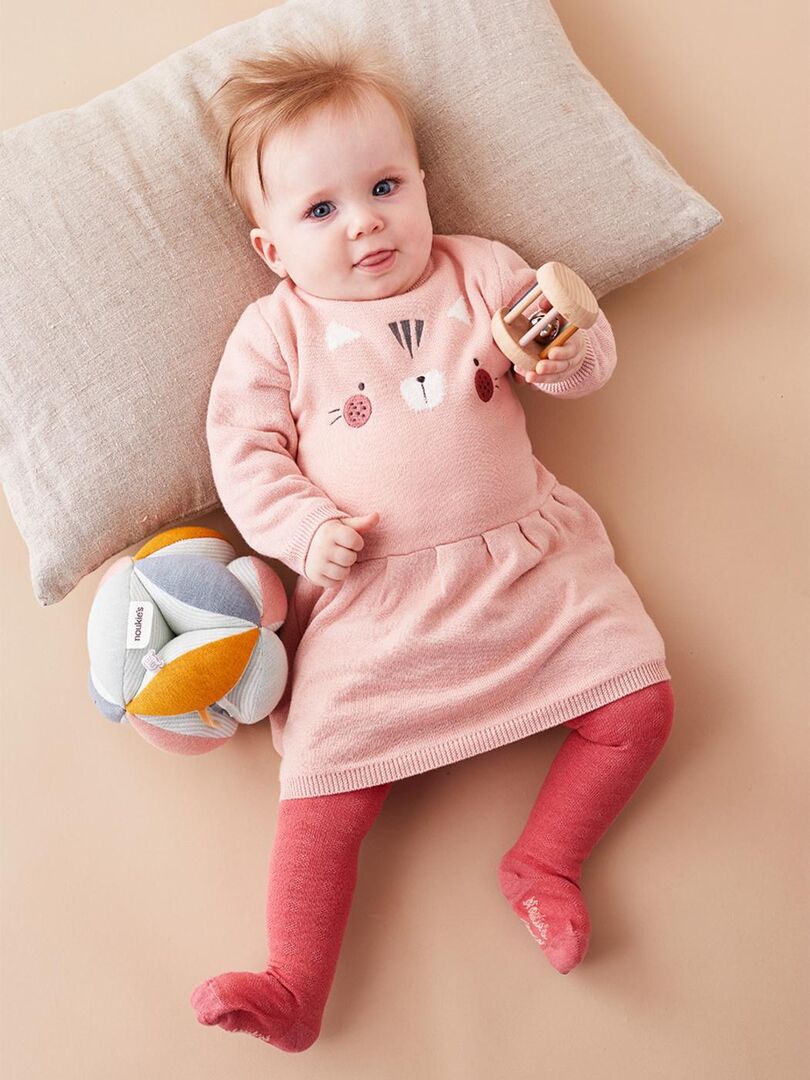 Collants en coton, foncé Noukie's - Rose - Kiabi - 3.39€