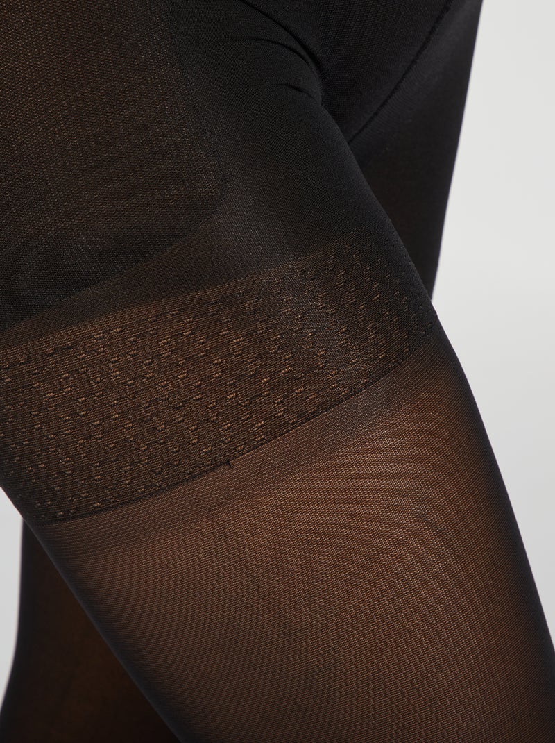 Collants shapewear 40D - noir - Kiabi - 12.00€