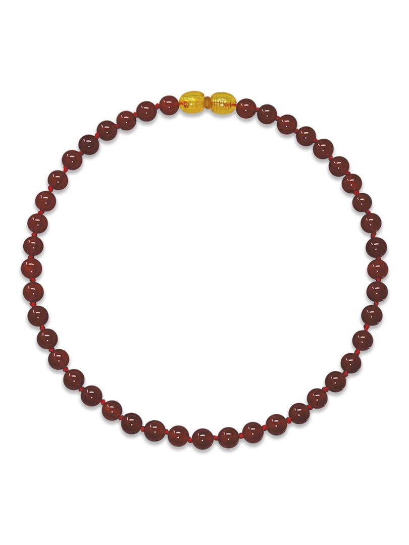 Collier Bébé - Pierres naturelles : Cornaline - Rouge - Kiabi - 23.99€