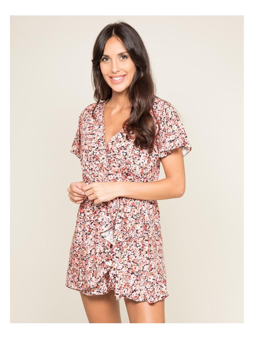 Combi short fluide motifs XYLIA - Rouge - Kiabi - 49.90€