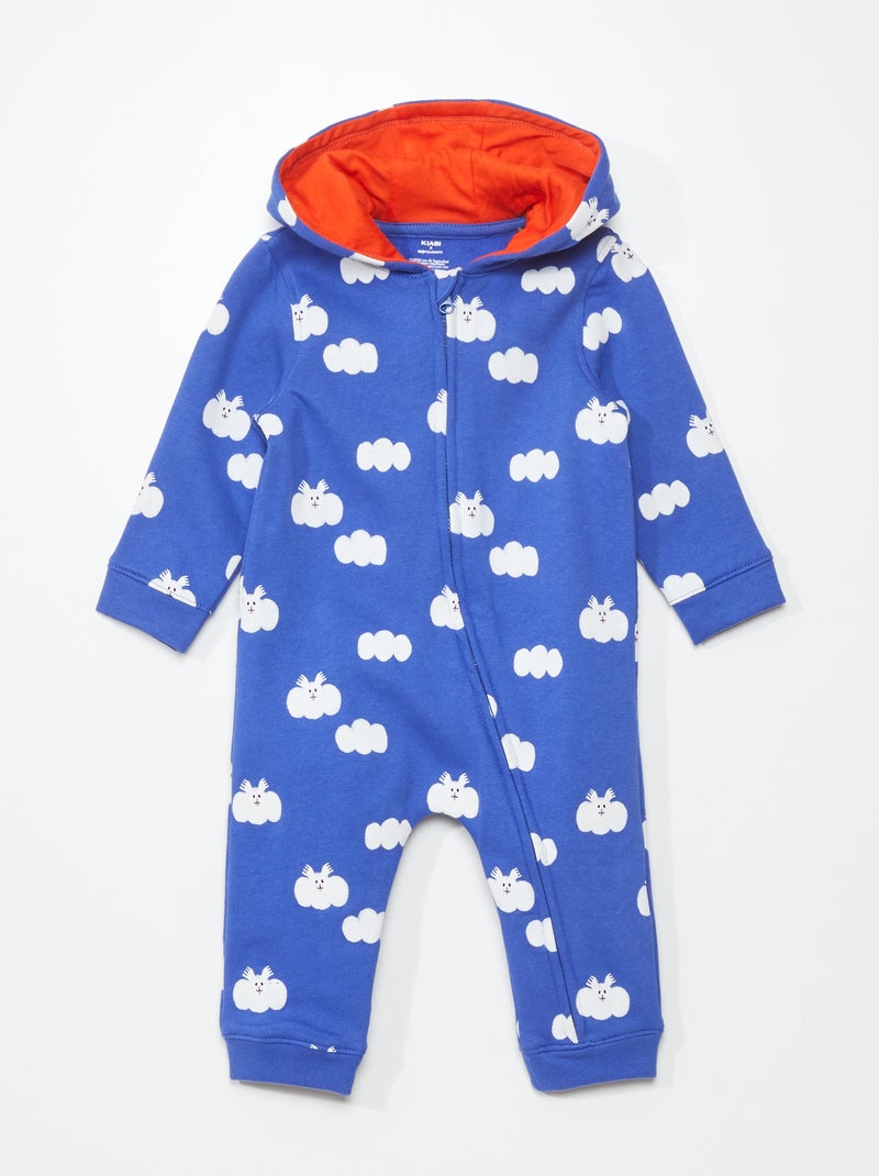 Combinaison à capuche en molleton X Roro Mawouane - Bleu - Kiabi - 14.00€