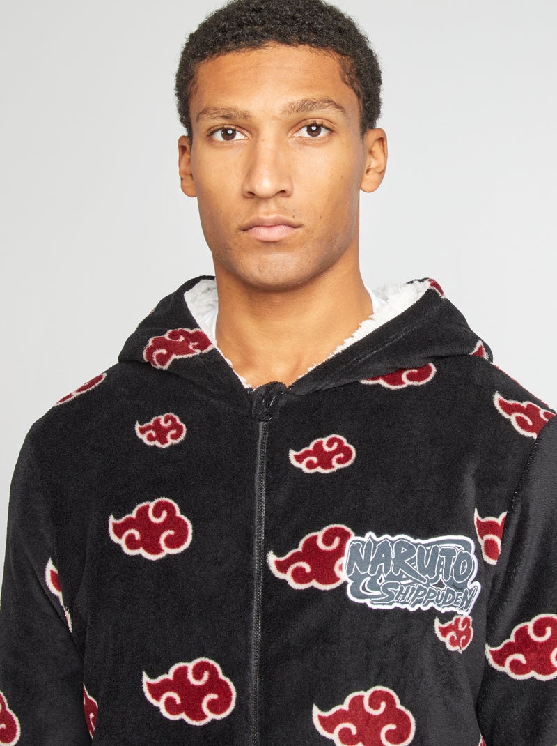 Combinaison longue en polaire 'Naruto' - noir/rouge - 7.80€ - Kiabi