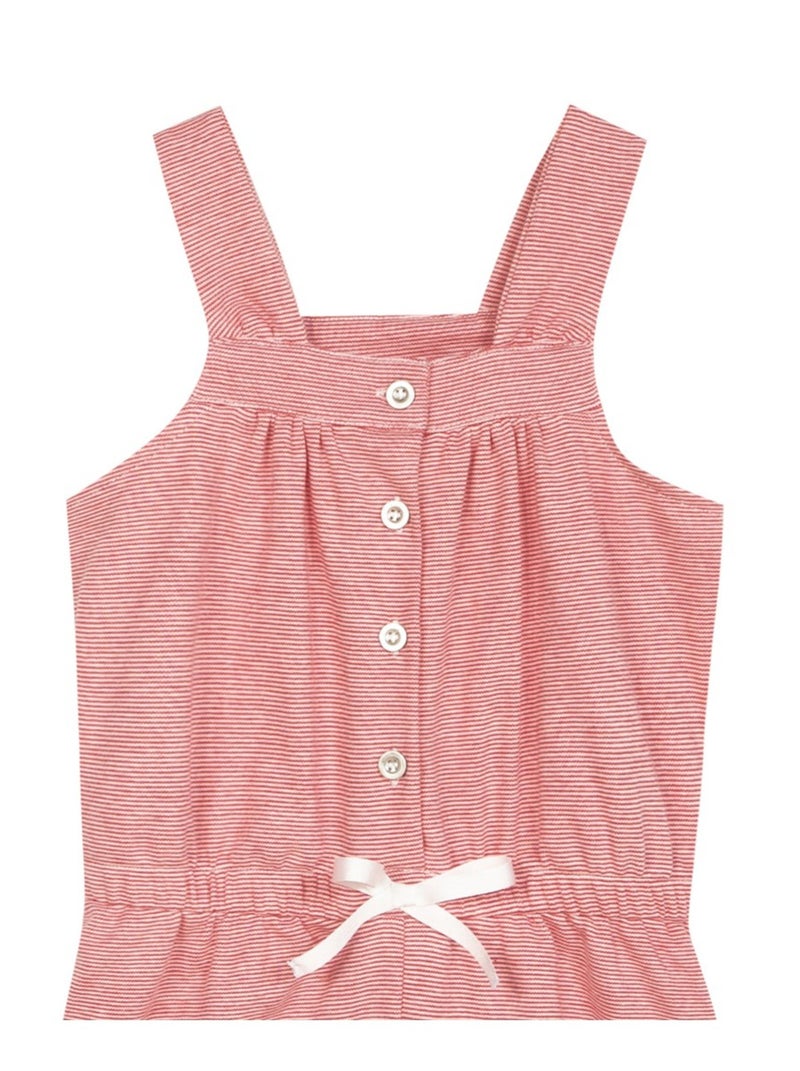Combishort Sans Manche En Maille 'miniman' - Ecru - Fille - 0.00€ - Kiabi