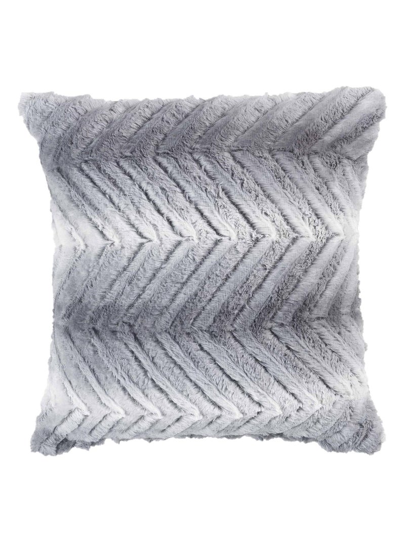 Coussin a poil doux 40 x 40 cm Toronto gris - Gris - 0.00€ - Kiabi